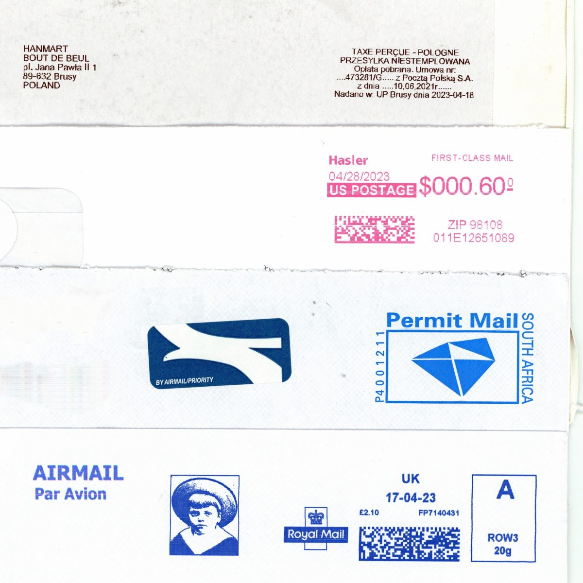 Monday/ the snail mail is here – Willem's Planet
